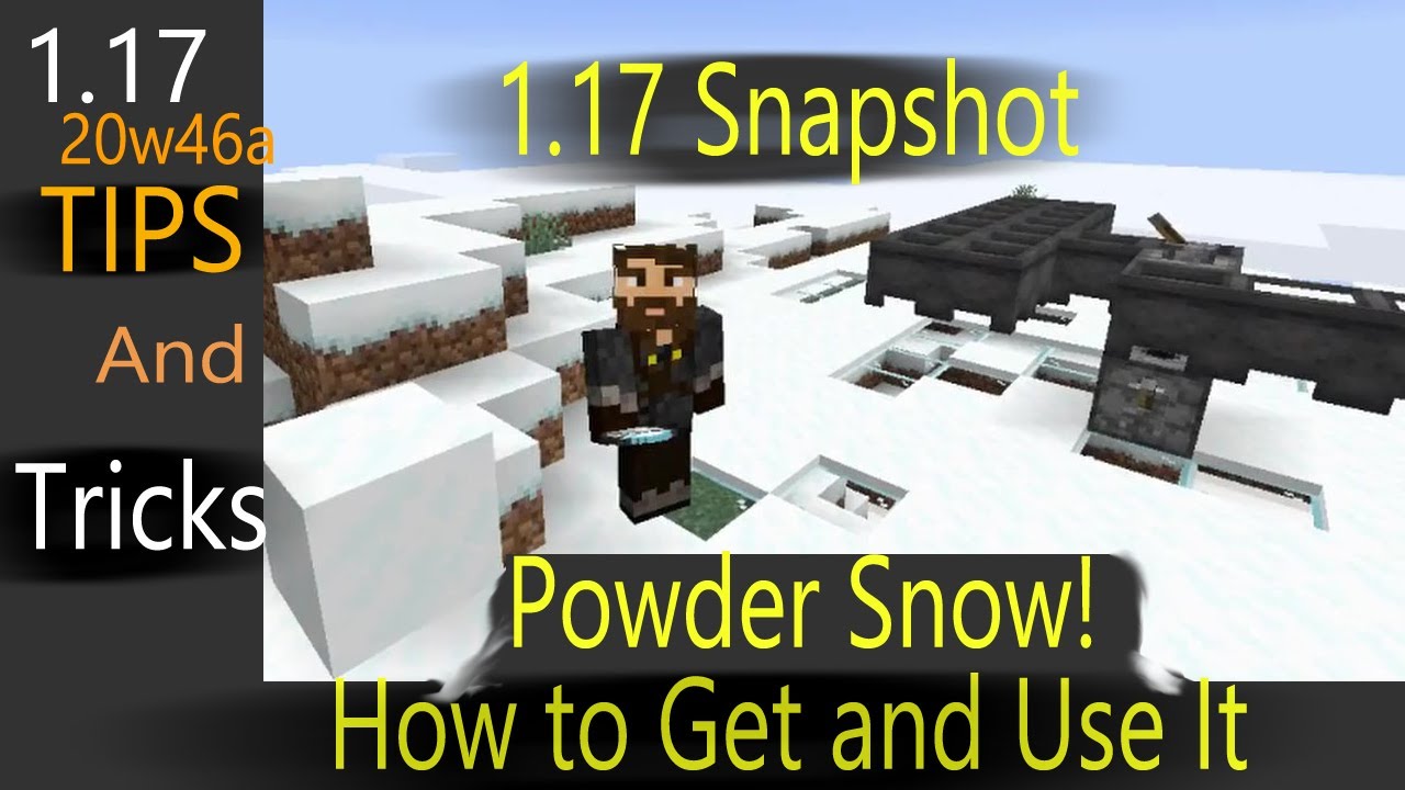 Powder Snow How to get it and What it Does 1.17 Snapshot 20w46a ...