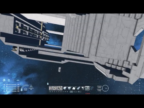 Space engineers Large ship build - YouTube