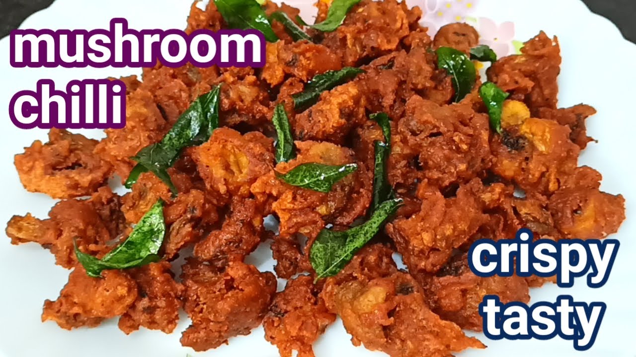 Mushroom chilli recipe/Chilli mushroom recipe/Mushroom 65/kalan chilli ...