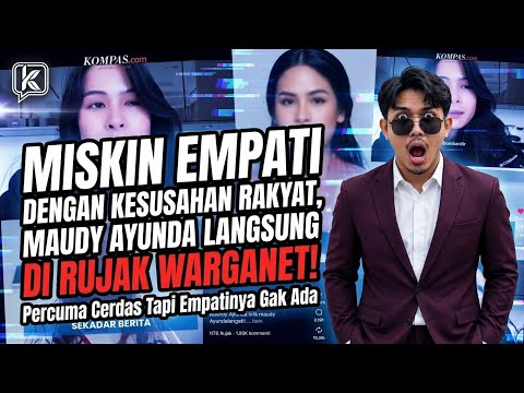 Minim EMPATI MAUDY AYUNDA DIRUJAK WARGANET, Duuuuh saat artis yg lain GERAK dia ngomong bagitu