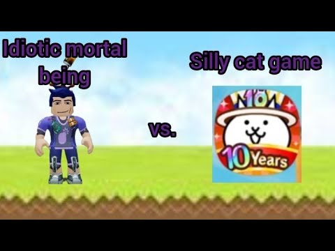 An idiot (me) plays the silly cat game - YouTube