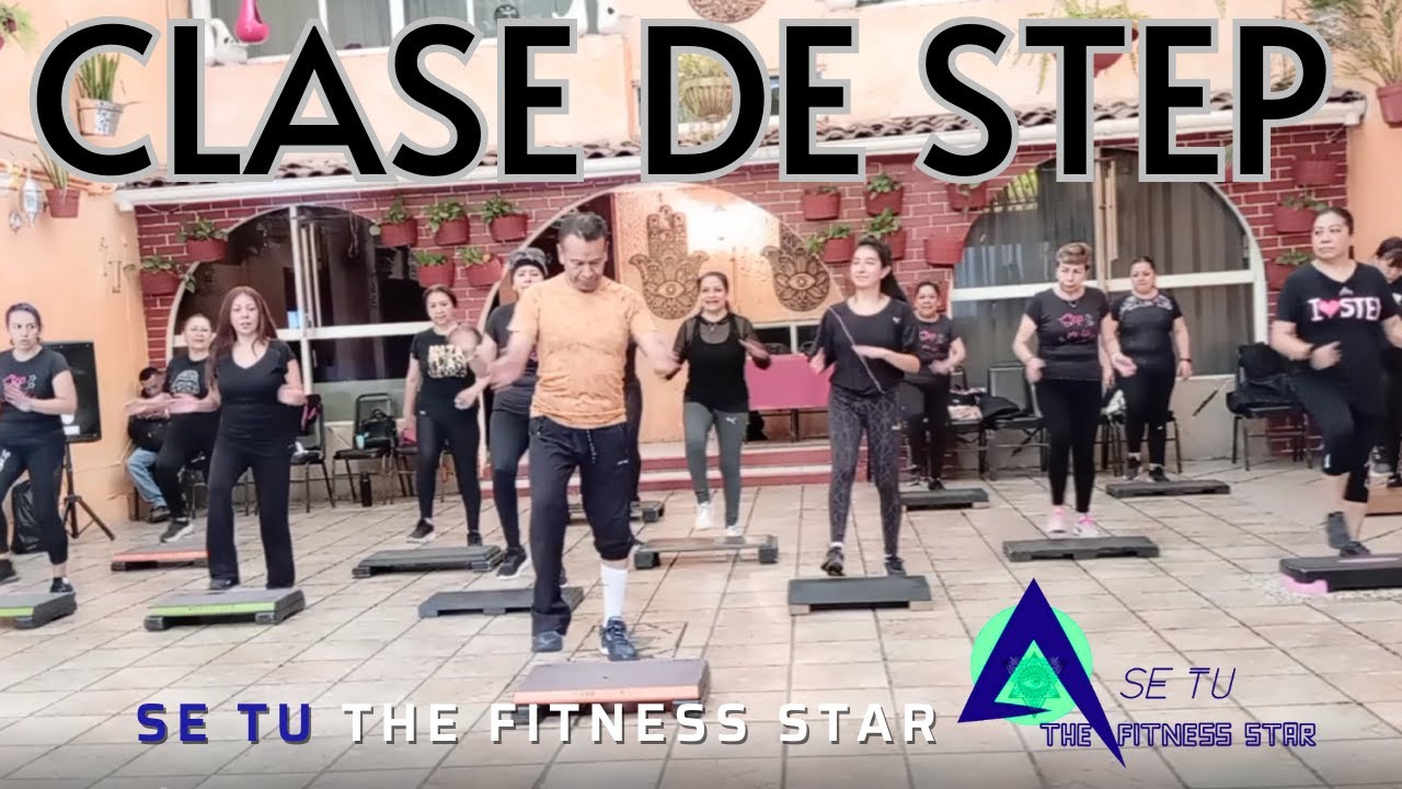 RUTINA DE STEP | CLASE FT. CHARLY | SE TU THE FITNESS STAR - YouTube