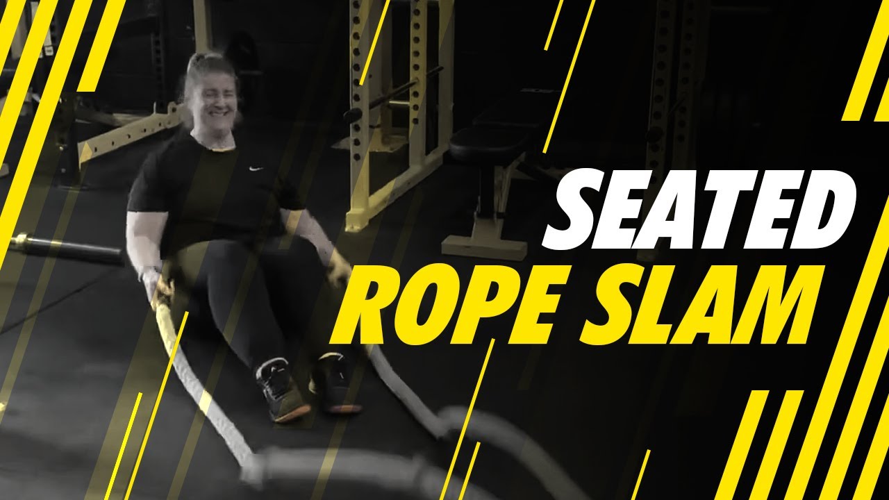 Seated Rope Slam - YouTube