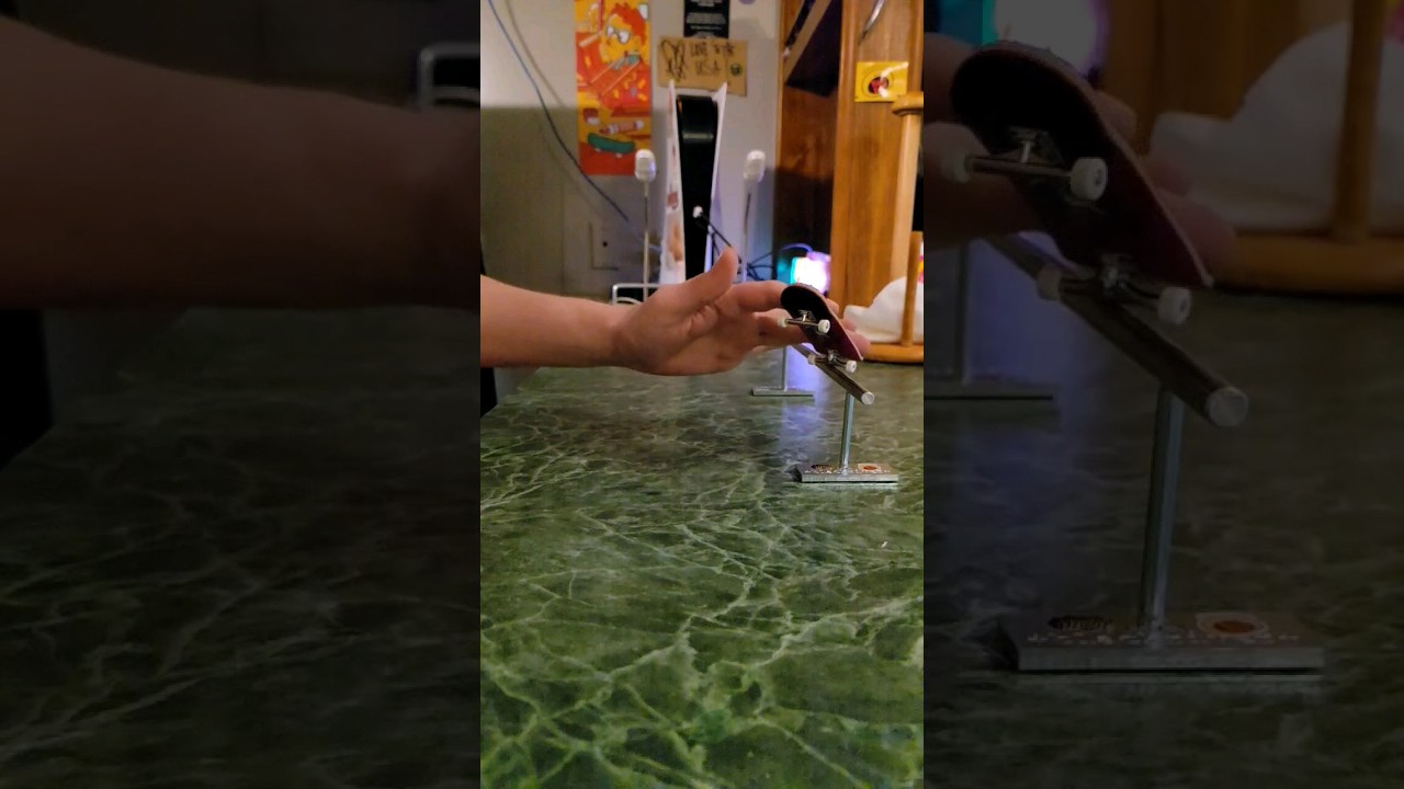 fakie switch fs crook fakie flip out #fingerboarding #viral # ...