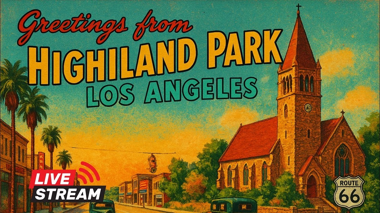 LOS ANGELES : HIGHLAND PARK WALK CHAT IRL LIVE - YouTube