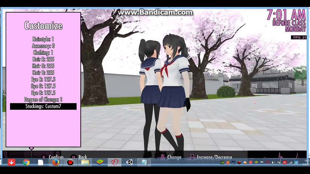 New sock method Custom stockings1 (Yandere Simulator) - YouTube