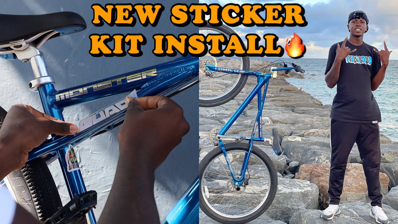 INSTALLING MY NEW STICKER KIT FROM RIDEOUTSUPPLY ON MY 2021 SEBIKES ...