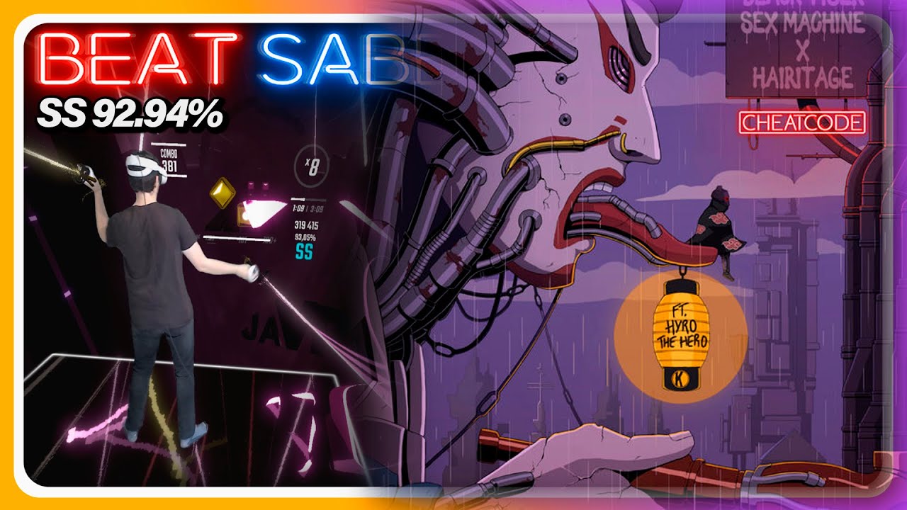 BEAT SABER | Cheatcode - Black Tiger Sex Machine x Hairitage [RANKED | Expert+ SS] - YouTube