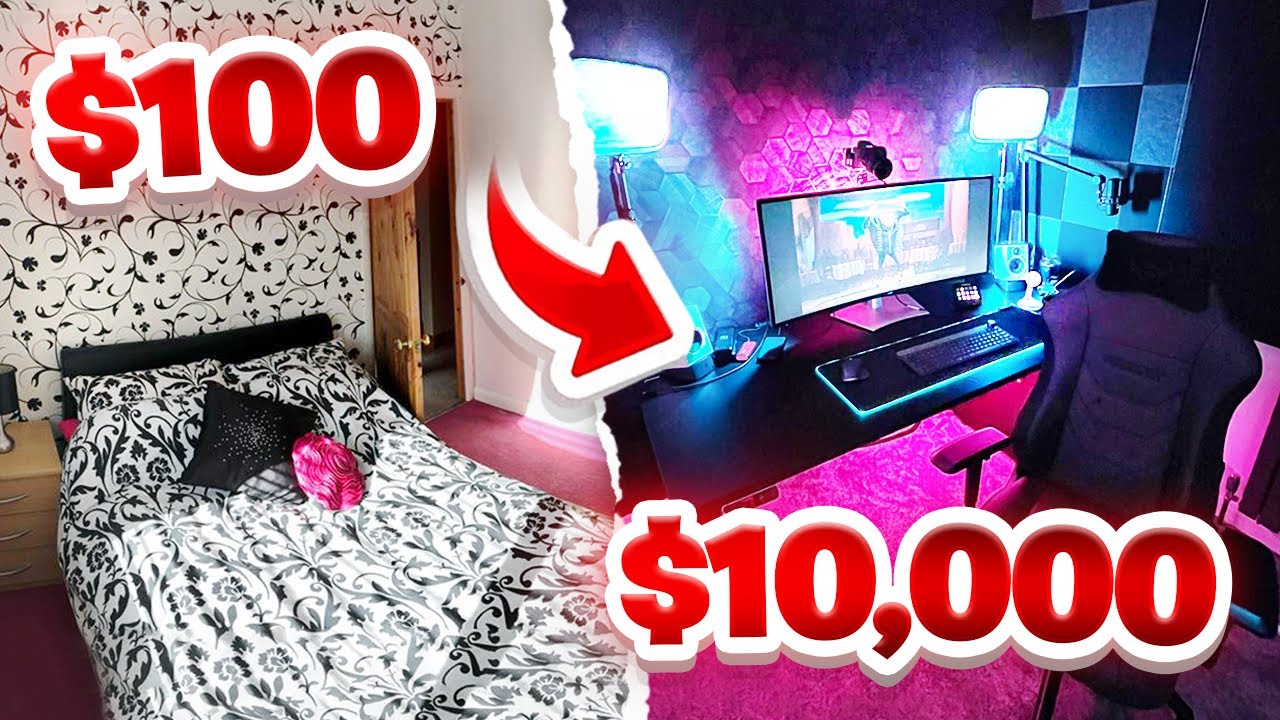 I Built My $10,000 DREAM SETUP (Office Tour) - YouTube