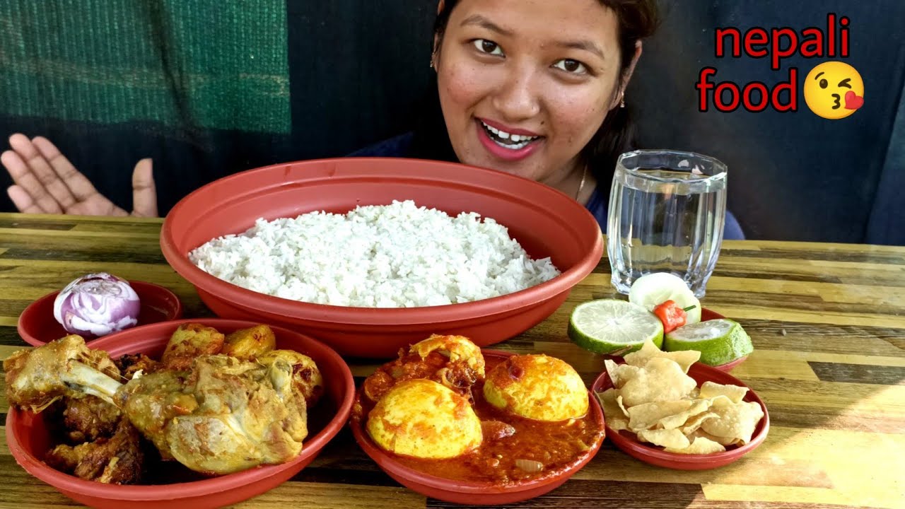 Mix veg with chicken curry 😋. Nepali khana 🤤 - YouTube