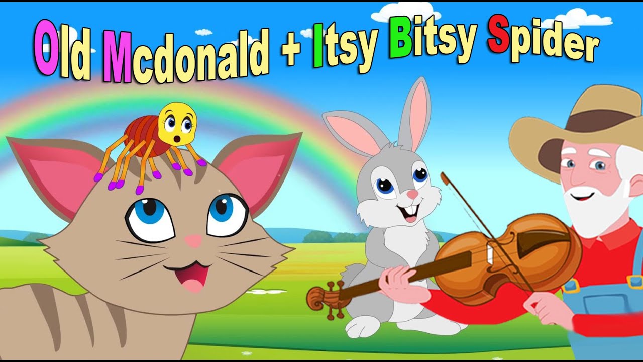 Itsy Bitsy Spider + Old Mcdonald Had A Farm + Five Little Ducks Best ...