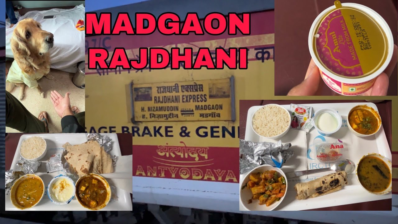 TRAIN NO 22413 MADGAON RAJDHANI In First AC RAJDHANI EXPRESS
