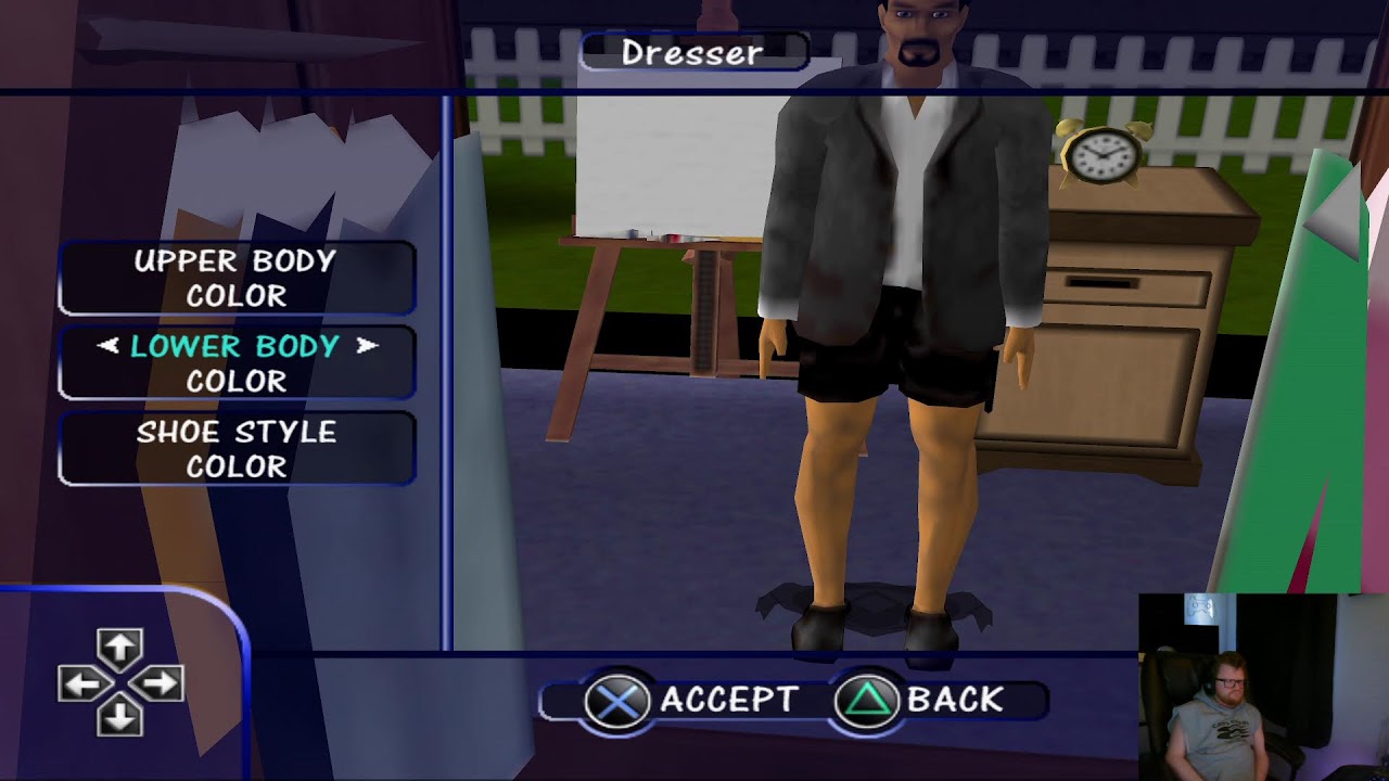 The Sims 1 PS2 Get A Life Trying to get achievements Fun - YouTube