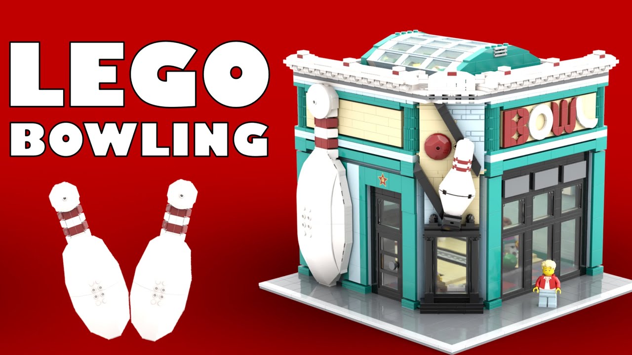 LEGO Bowling Alley! Modular MOC - YouTube