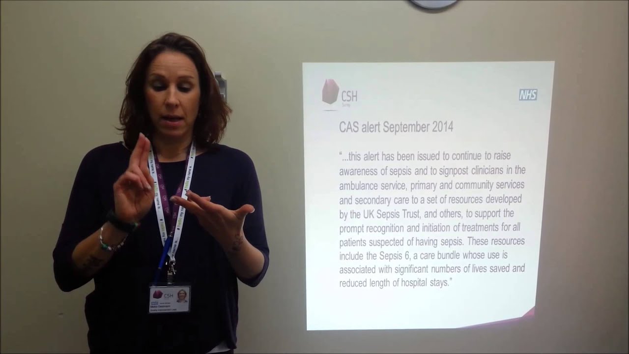 Sepsis awareness talk - YouTube