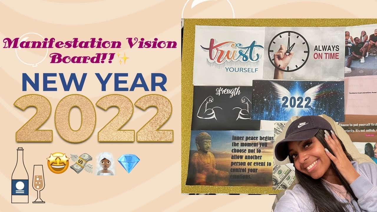 Creating my vision board for the new year!! 🤩😌 - YouTube