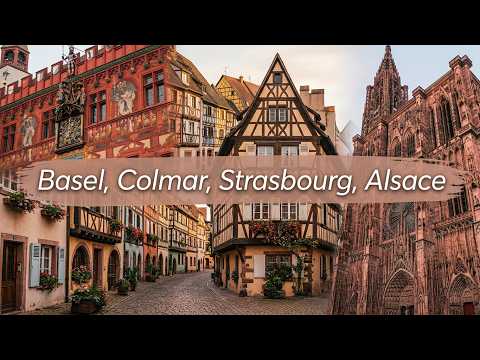 Fransa ve İsviçre'de 3 Gün | Basel, Colmar, Strasbourg ve Alsace - Seyahat Vlog