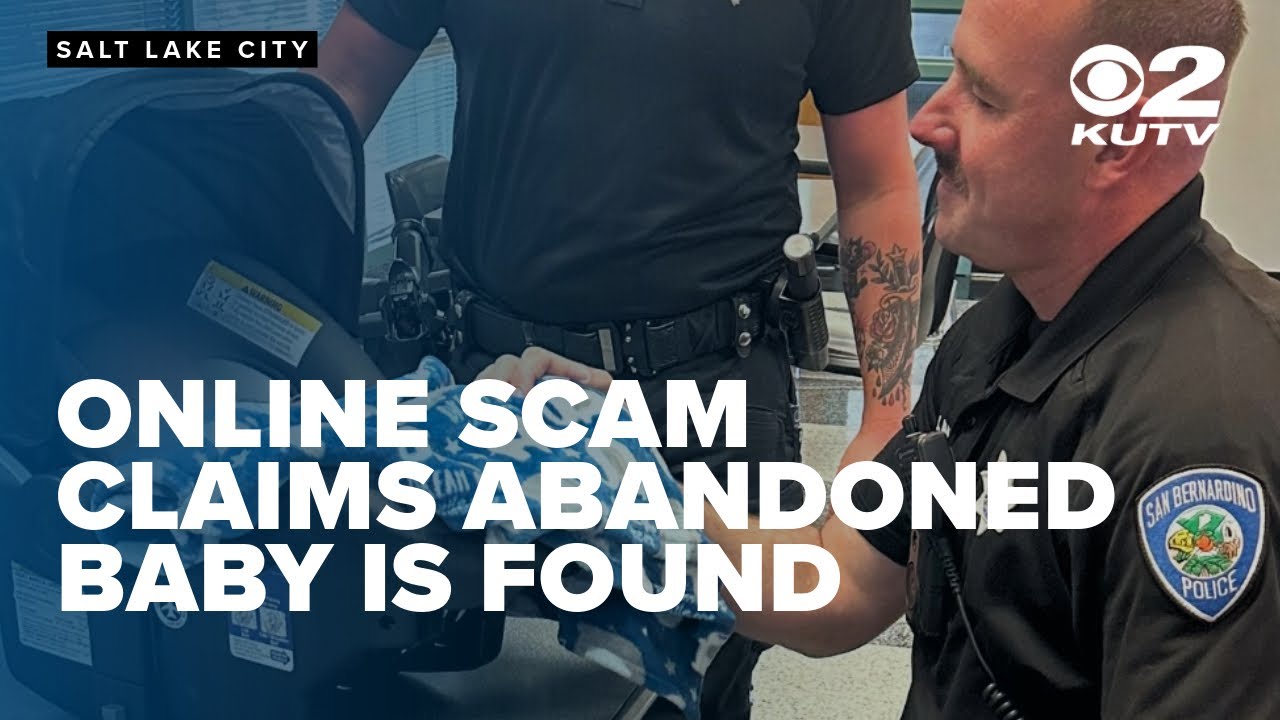 Utah police warn of online scam claiming a lost baby is found - YouTube