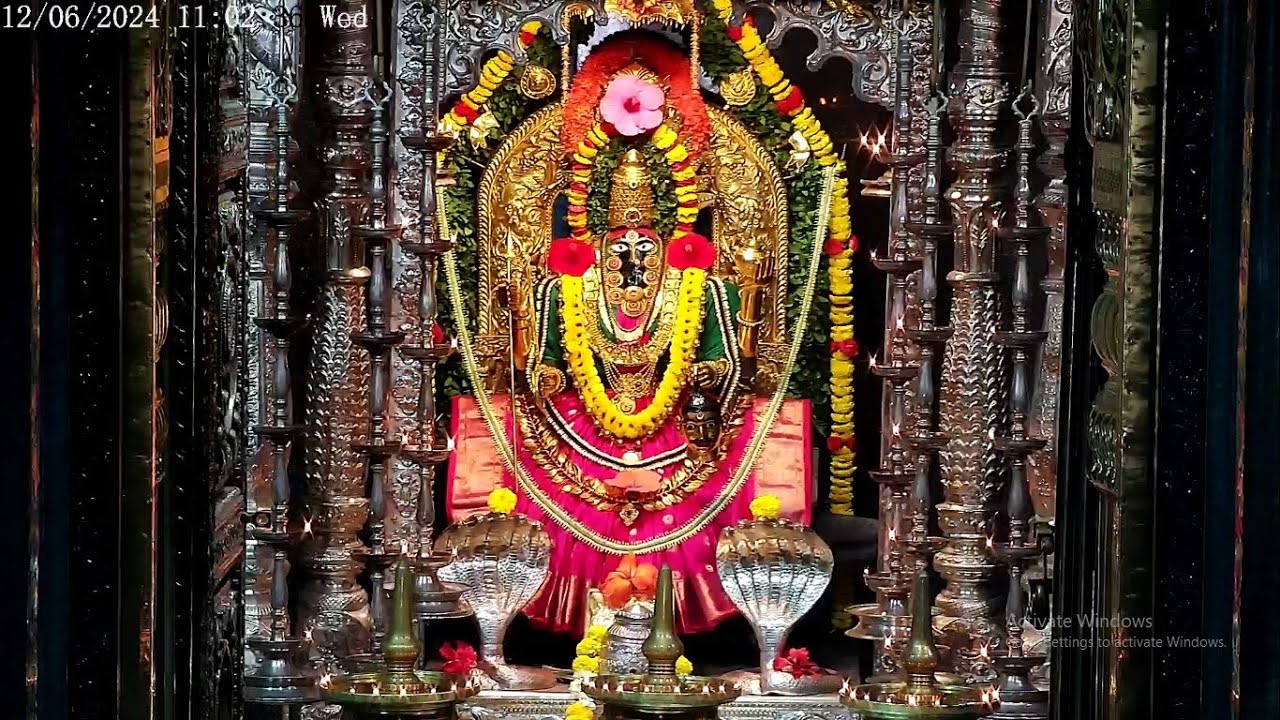 Shree Mahalasa Narayani Mahalasa Alankar & Mahamanglarati 12thJune 2024 ...