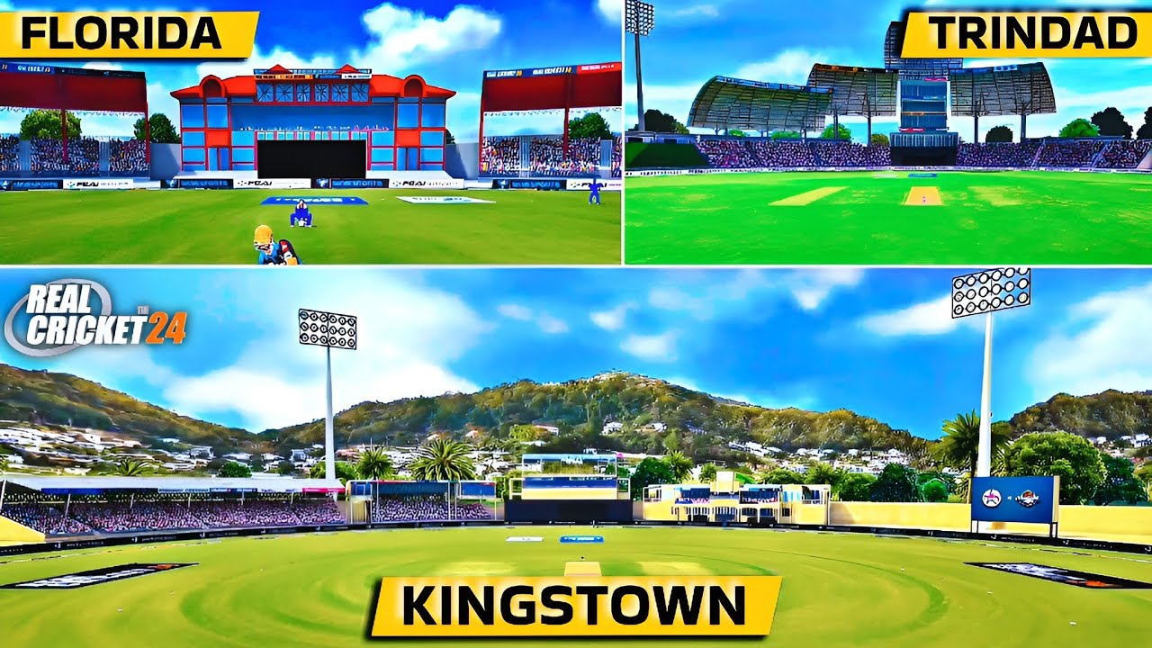 All New 7 Beautiful Stadiums In RC24 Update | Overview | Rc 24 Gameplay ...