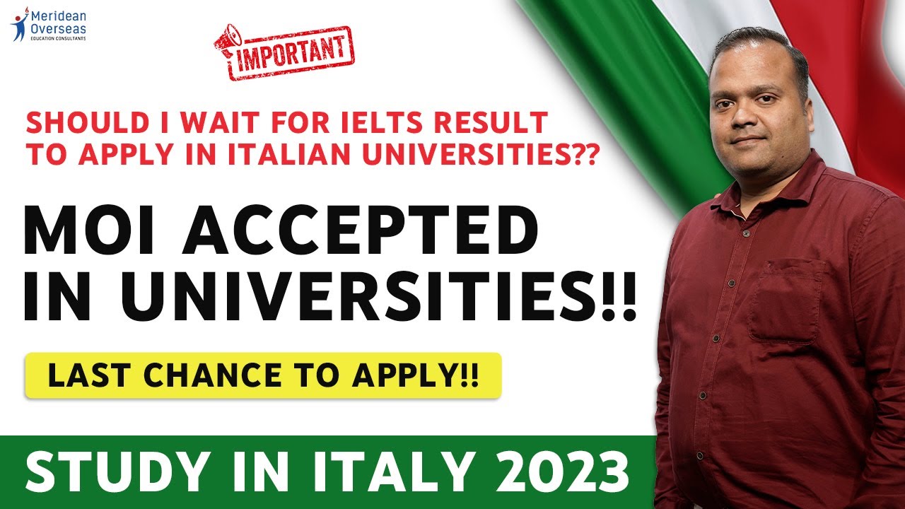 Last Chance to Apply in Italy | Get Offer Letter Without IELTS on MOI ...