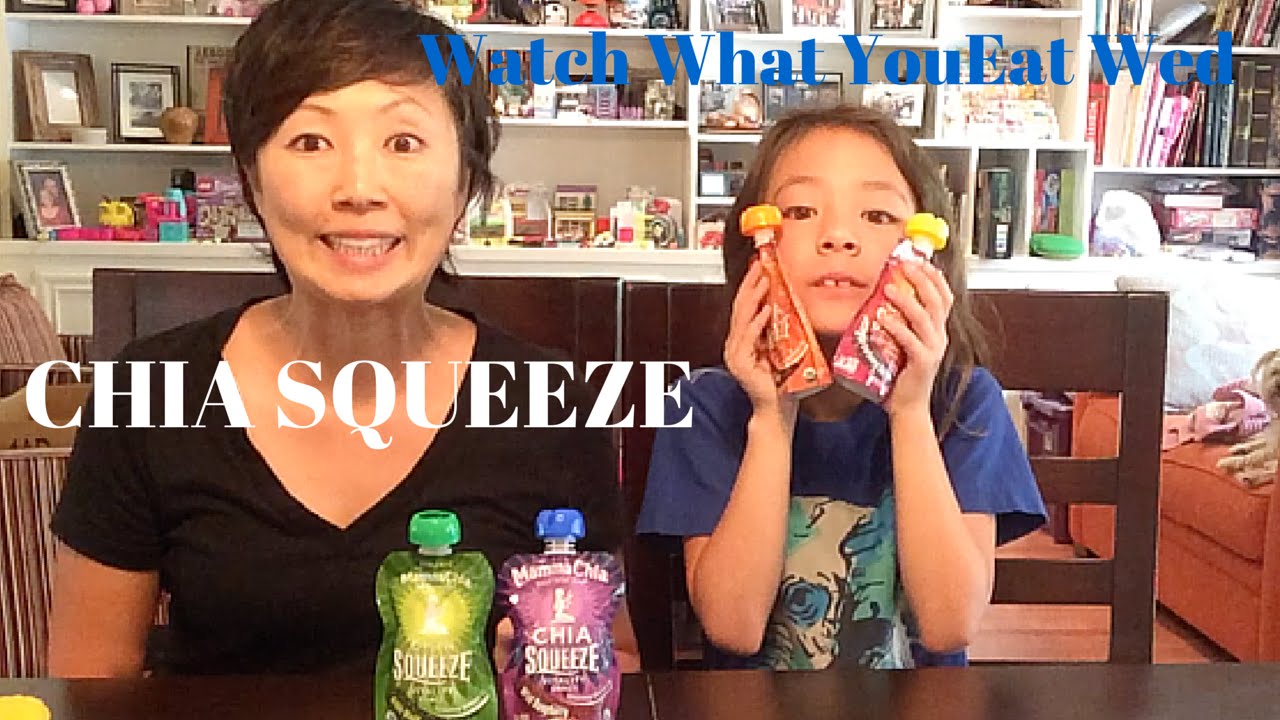 FoodMania Review Watch What You Eat Wednesday: Chia Squeeze - YouTube