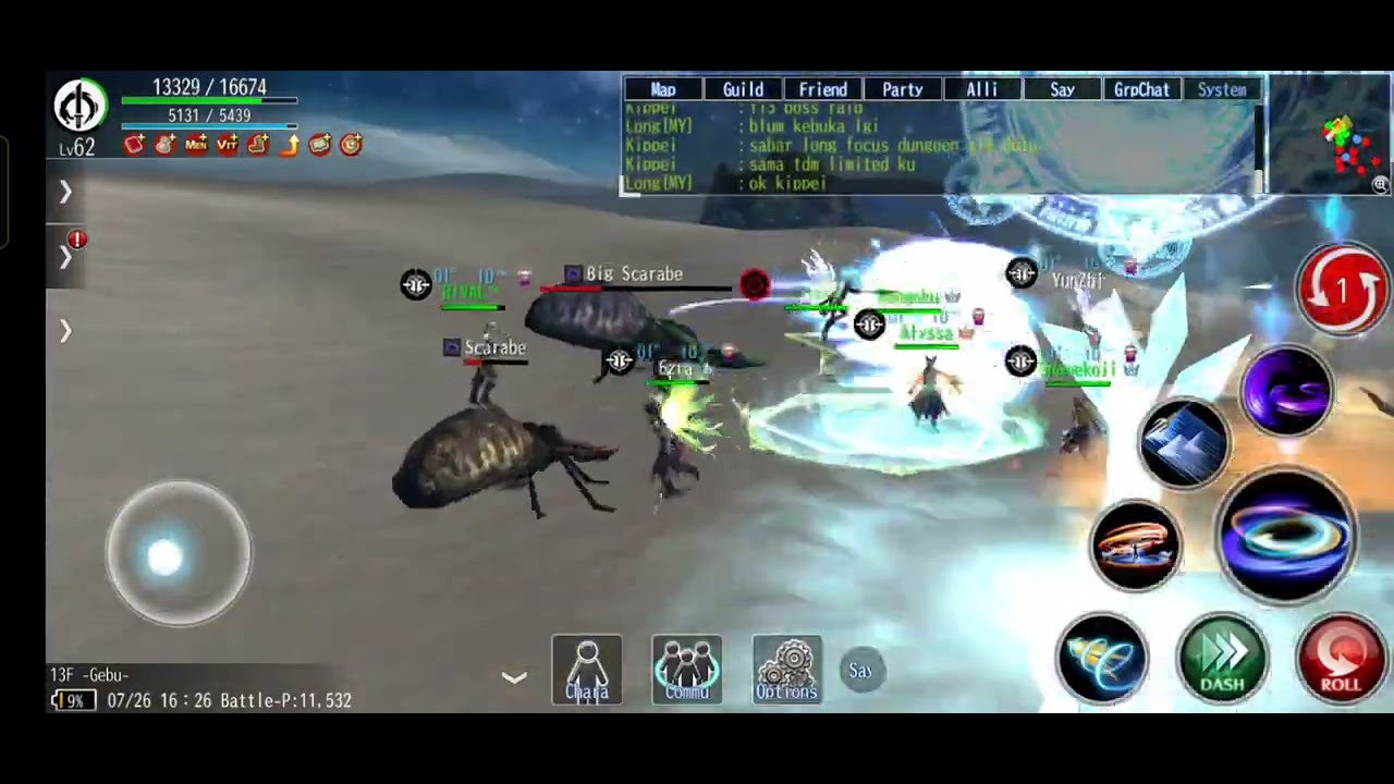 Avabel Classic: Raid Boss F13 "Big scarabe" - YouTube