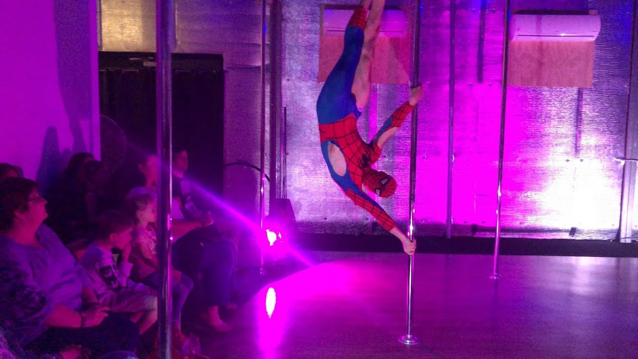 Steven Cragg Spider-Man Men’s Pole Dancing Competition. Ignite ...