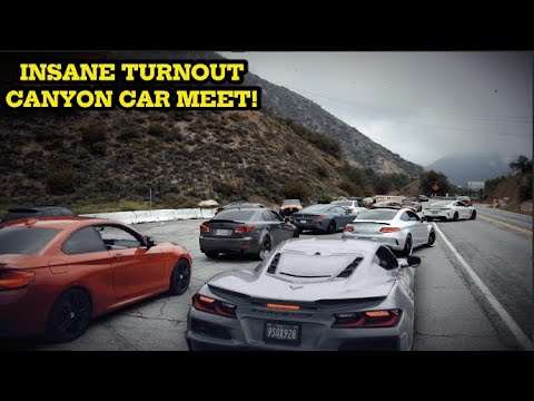 "100+ Cars Take Over the CANYONS!!" - YouTube