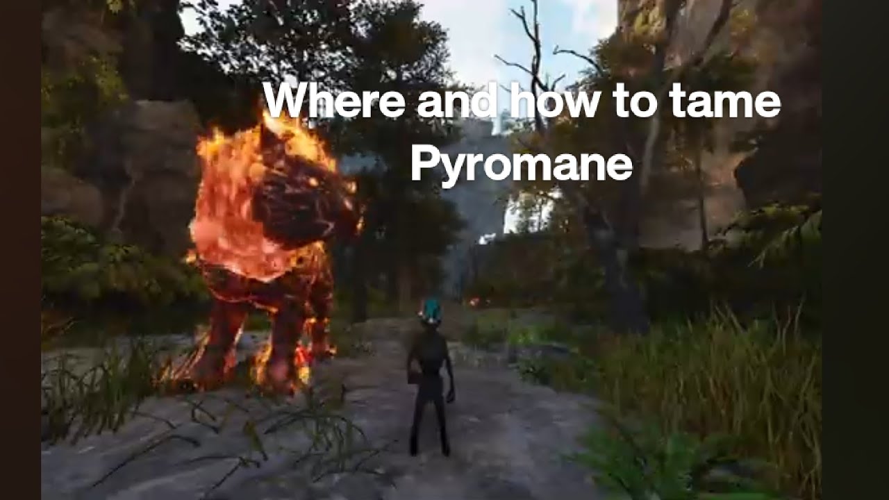 ARK | Center Map | Where and how to tame PyroMane - YouTube