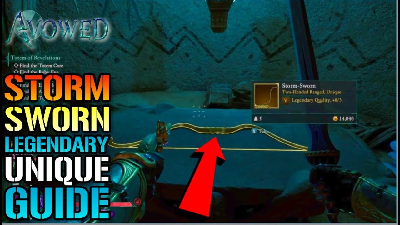Avowed: "Storm Sworn" Legendary Unique Weapon Guide! How To Get This ...