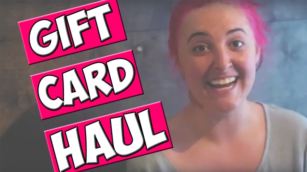 GIFT CARDS // HAUL - YouTube