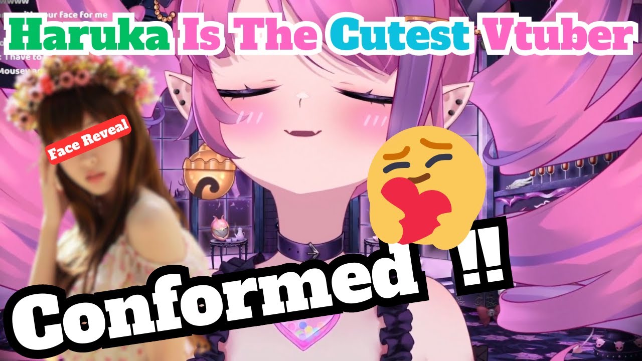 Ironmouse Conforms That Haruka Is The Cutest IRL #Facereveal - YouTube
