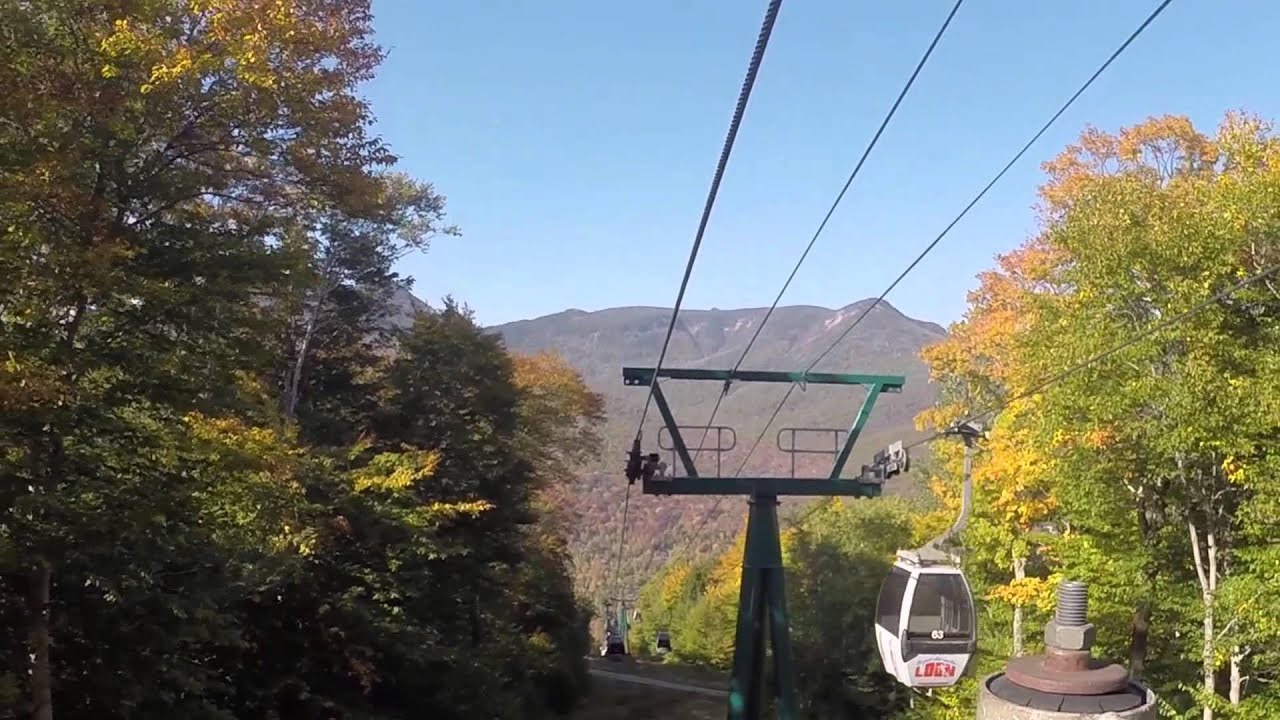 Loon Mountain Gondola Lincoln, New Hampshire - YouTube
