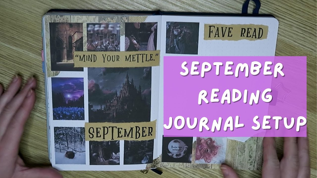 September Reading Journal Setup || Bullet Journal - YouTube