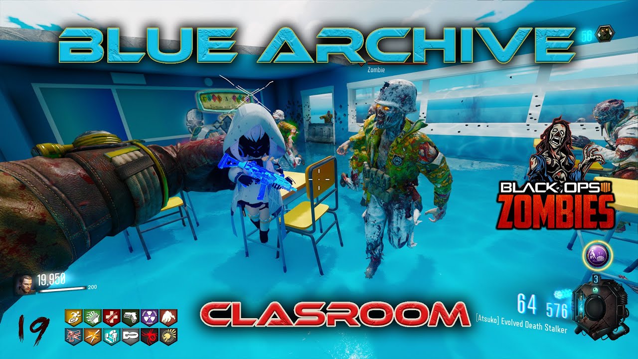 BLUE ARCHIVE- CLASSROOM BO3 Customs! - YouTube