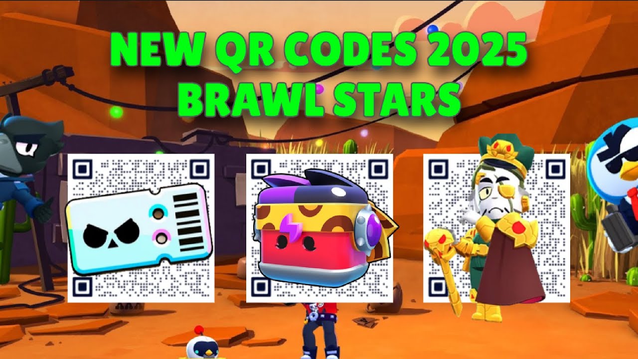 FREE LEGENDARY BRAWLERS!!!!😱 BRAWL STARS NEW QR CODES 2025!! 🔥 FREE ...