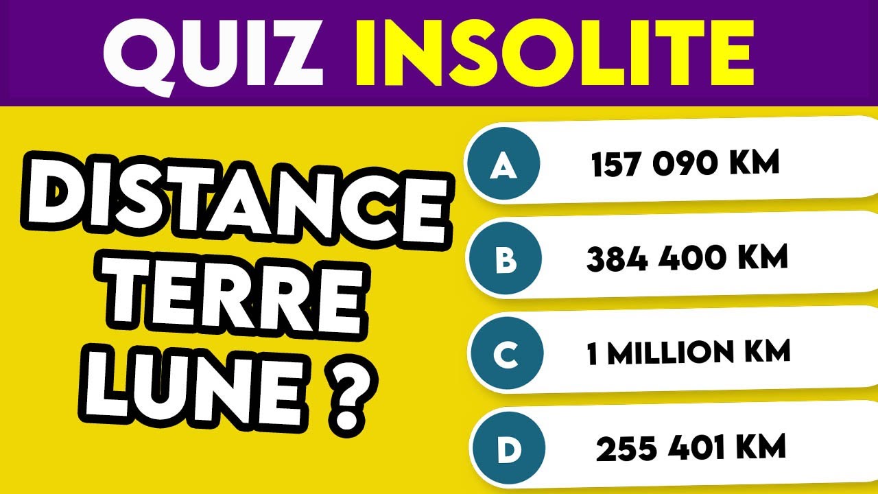 QUIZ TOTALEMENT INSOLITE - 25 Questions de Culture Générale 🌎 - YouTube