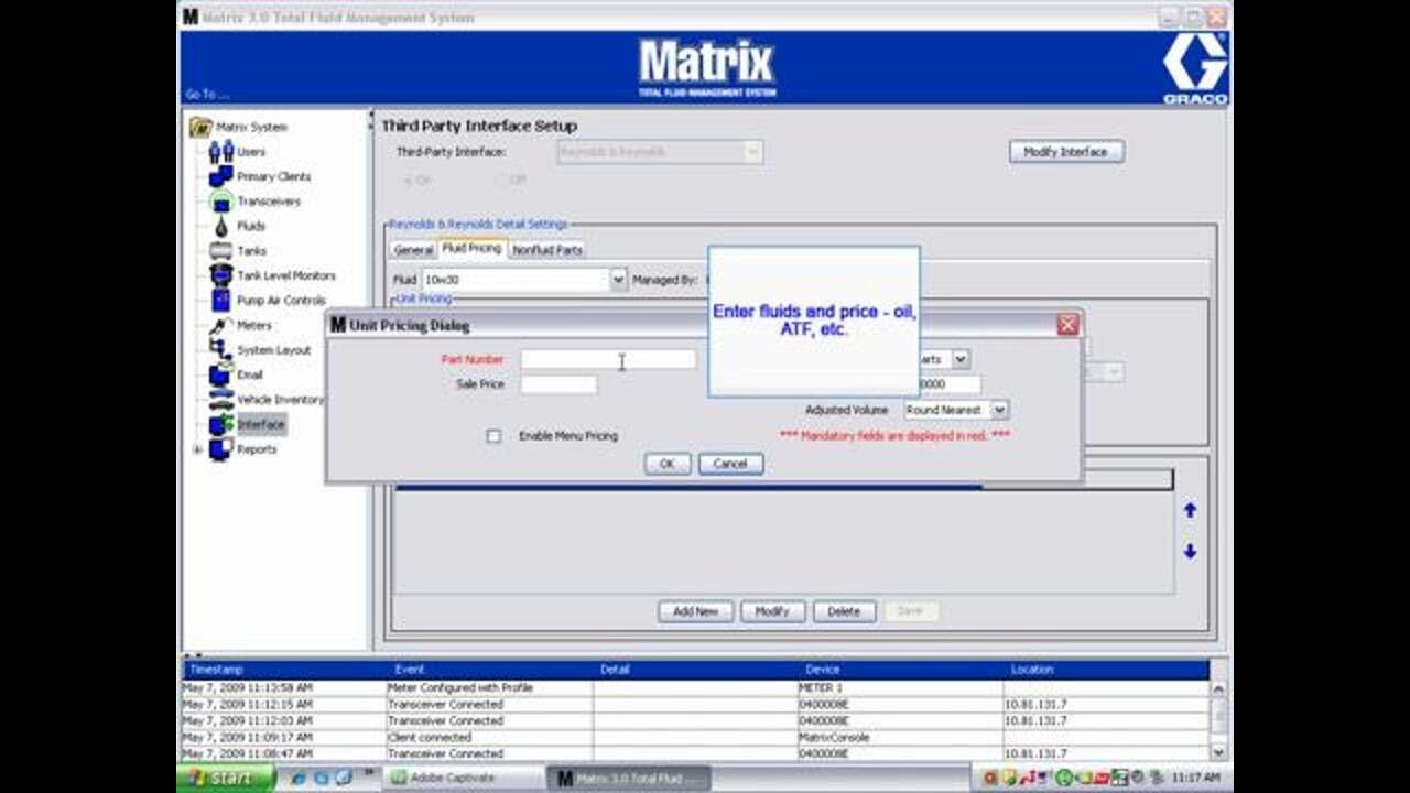Reynolds Interface - Matrix Software Demo - YouTube