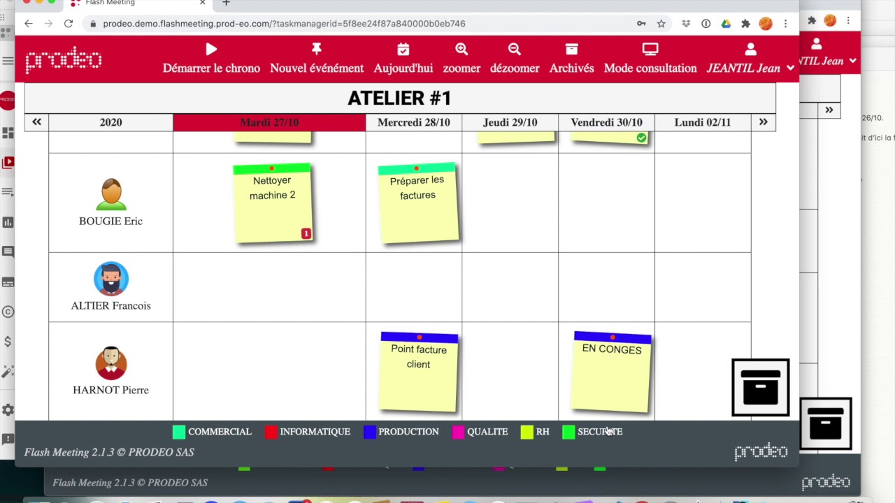 Flash Meeting : création d'un nouvel évènement - YouTube