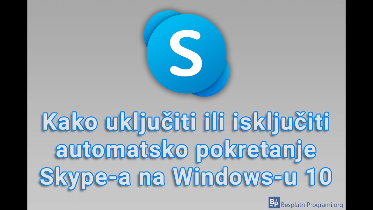 Kako uključiti ili isključiti automatsko pokretanje Skype-a na Windows ...
