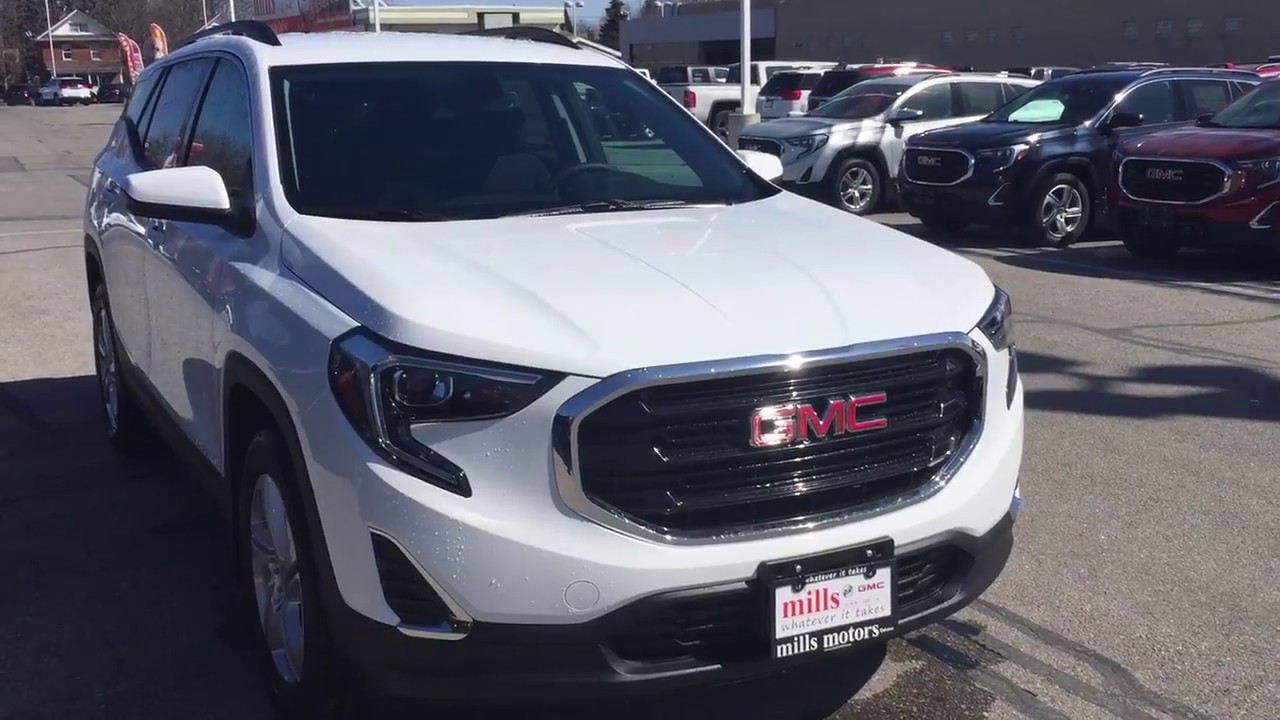 2018 GMC Terrain AWD SLE Apple Car Play Android Auto White Oshawea ON ...