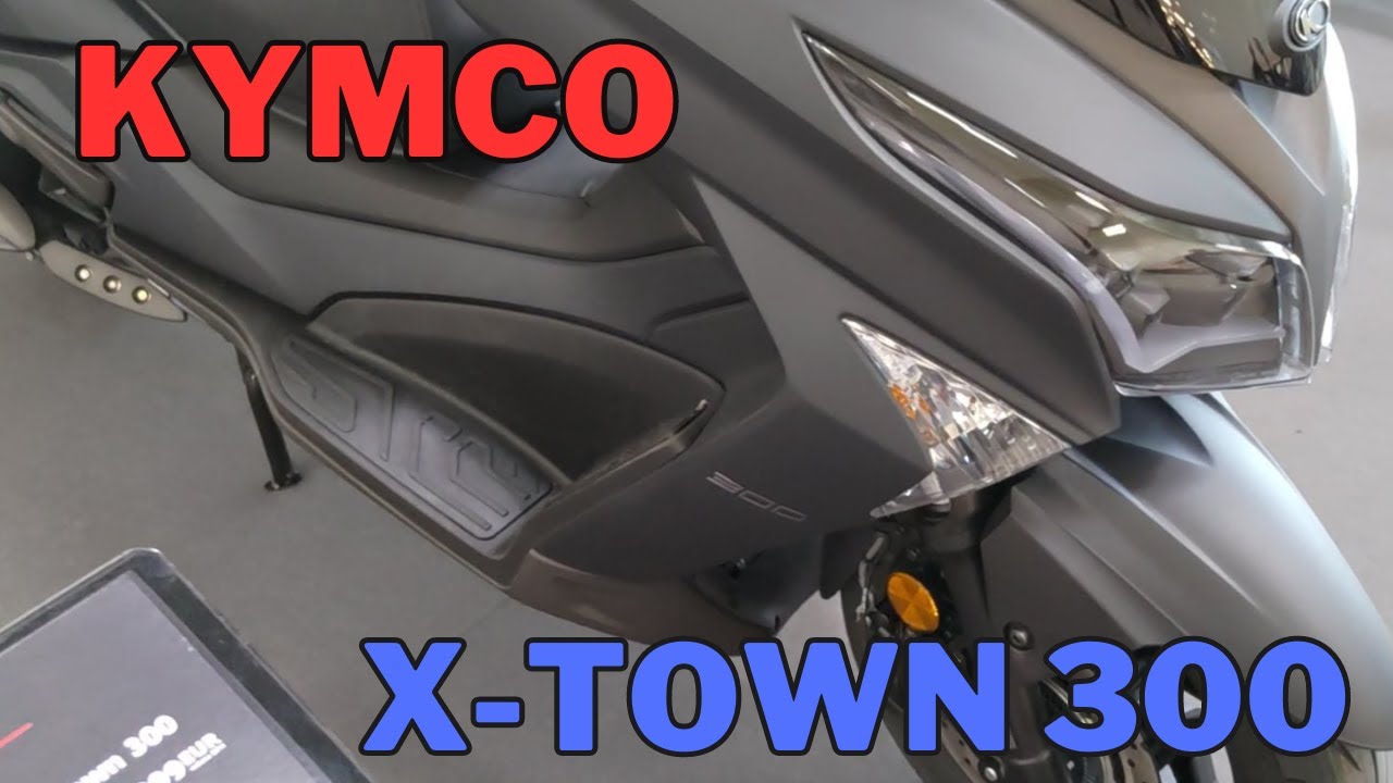 Kymco X -Town 300 Scooter 2023 Walkaround ! - YouTube