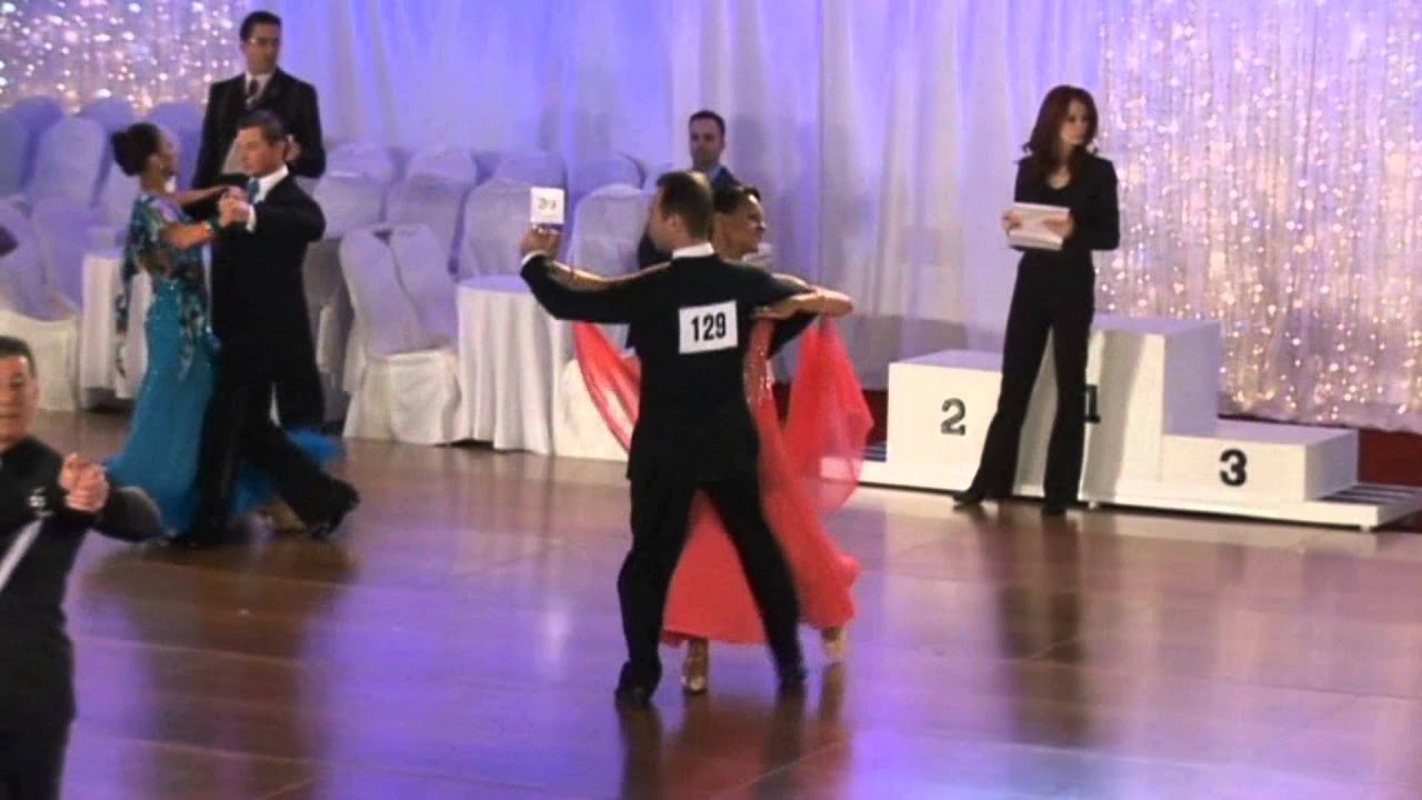 Ballroom Pro-Am Bronze Tango. Sergey Kirichenko and his student. 2014 ...