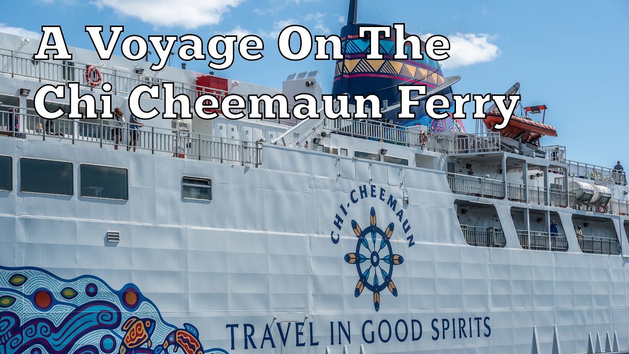 Riding The Chi Cheemaun ferry From South Baymouth To Tobermory Ontario ...