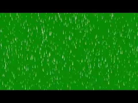 green screen rain effect/ raining green screen effect chroma key - YouTube