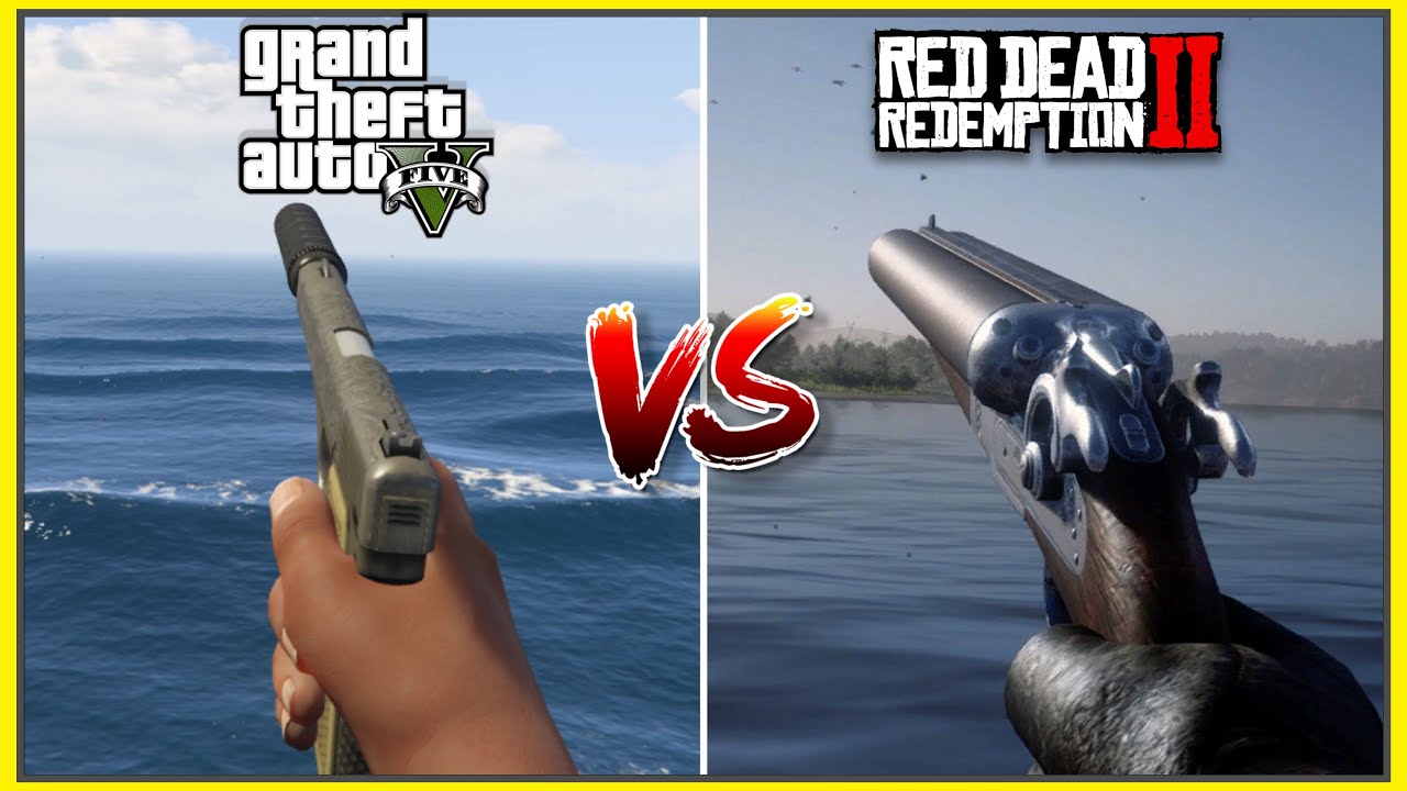 GTA5 vs RDR2 - Physics & Details Comparison - YouTube