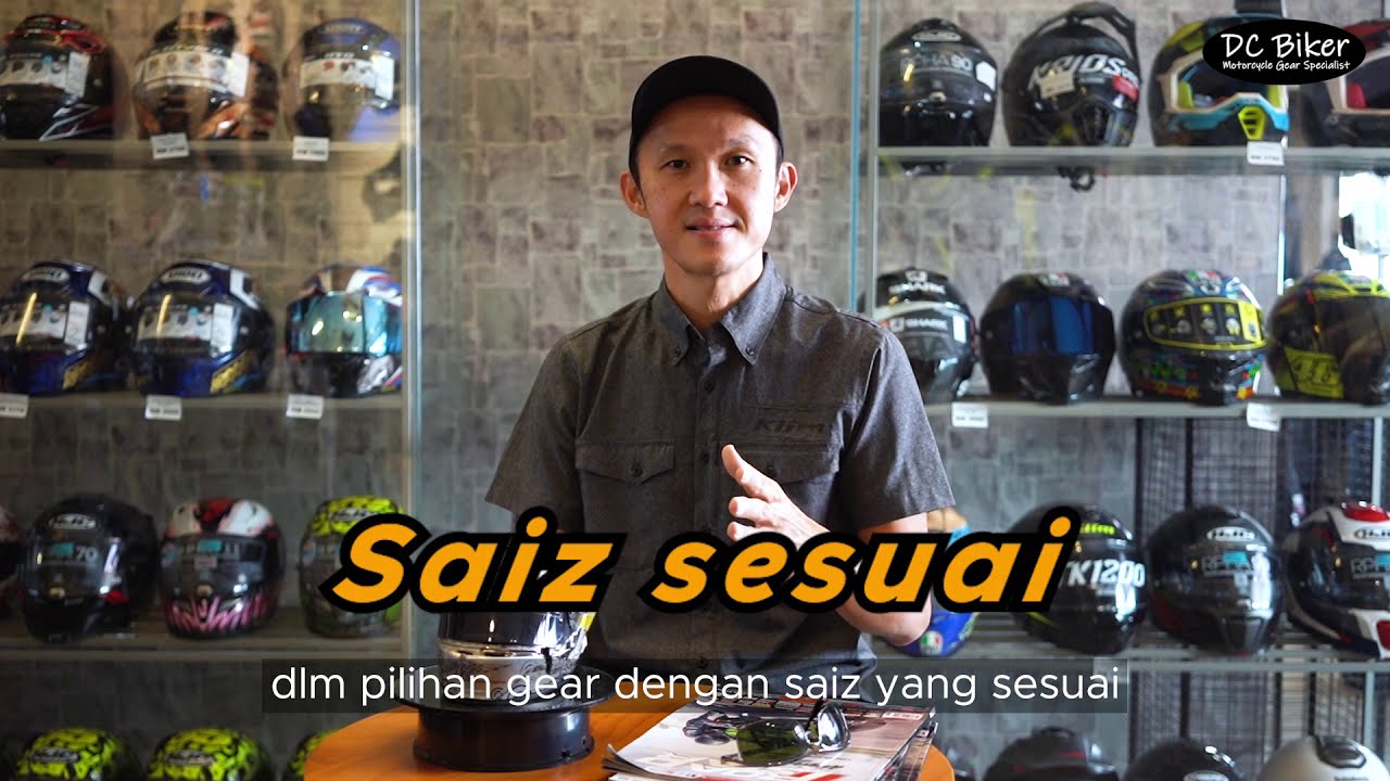 Cara Pemilihan Saiz Helmet Terbaik - YouTube