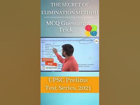 THE SECRET OF ELIMINATION METHOD | MCQ GUESSING TRICK | UPSC CSE Prelims | UPSC AKHADA #ytshorts ...
