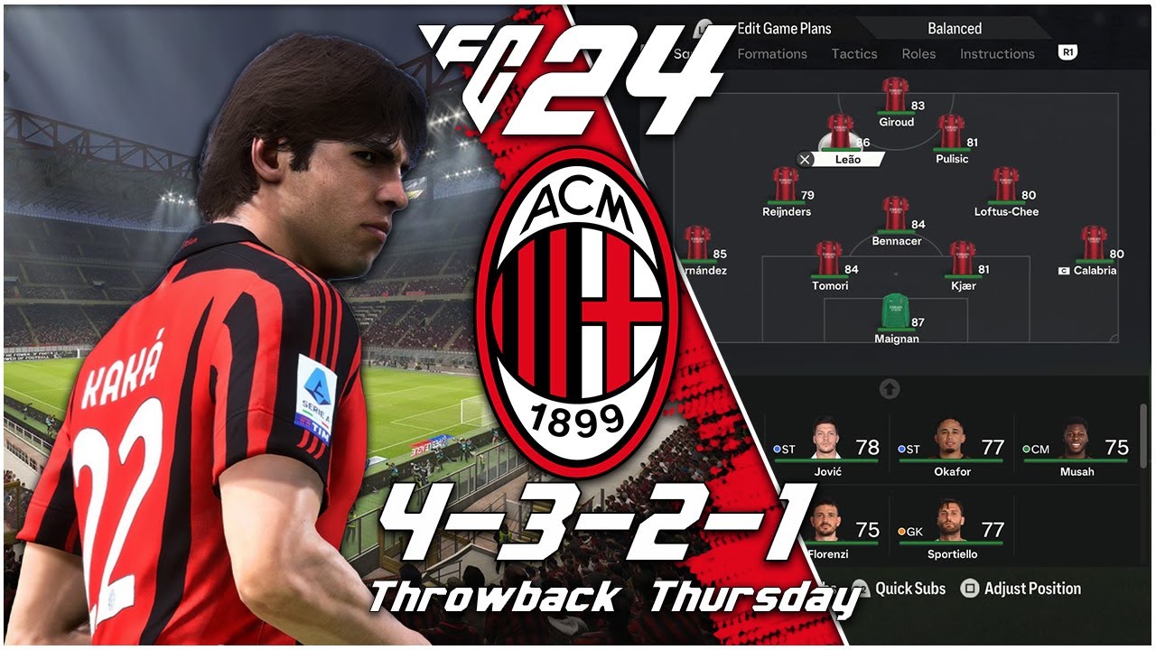 Recreate AC Milan's Christmas Tree Tactics | EA FC 24 - YouTube